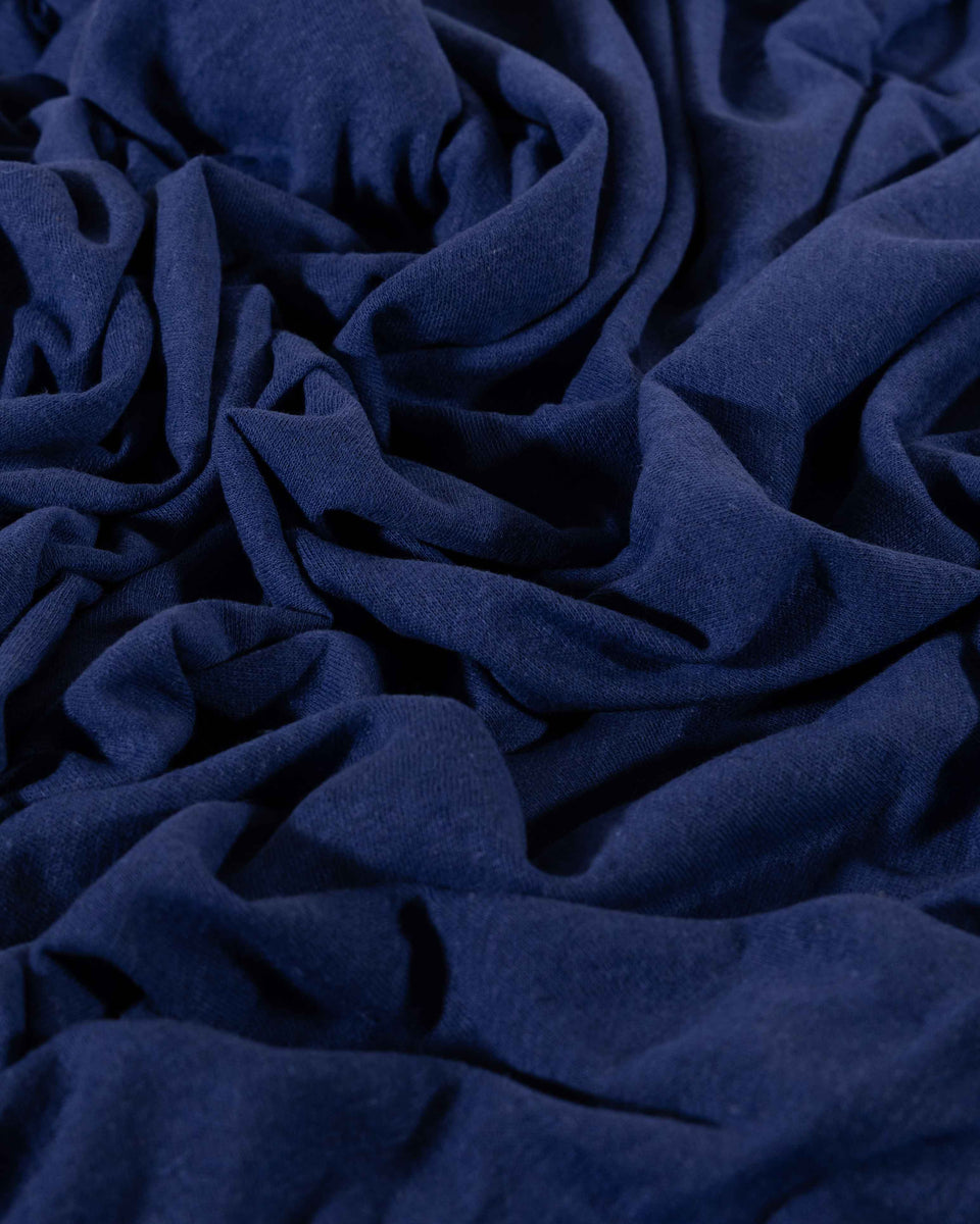 Royal Blue Cotton & Linen Jersey – arkdefo