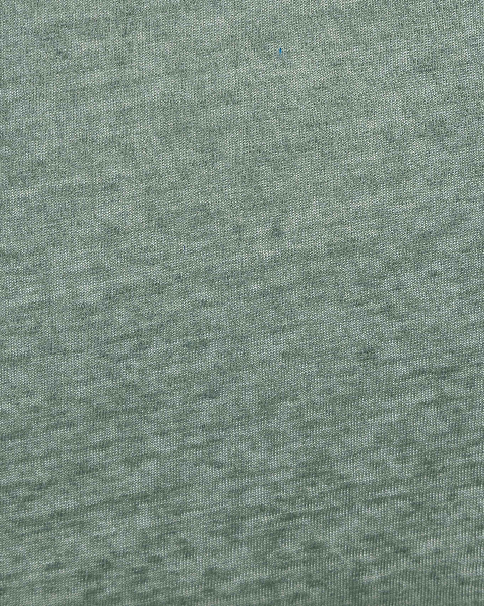 Sage Green cotton & linen jersey (extra wide) fabric - 155gsm - pre-cut ...